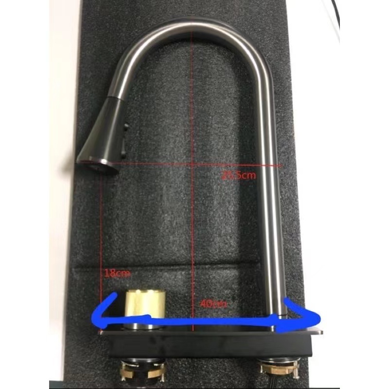Grey golden rainfall waterfall flying rain faucet tap for waterfall ...