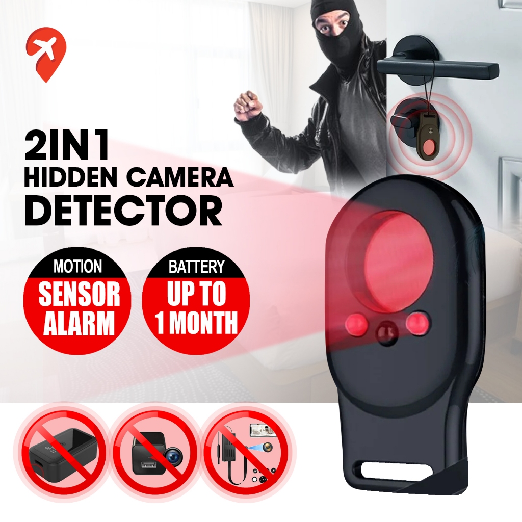 Hidden Camera Detector With Motion Sensor Alarm | Pengesan Camera ...