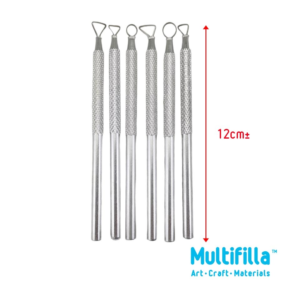 Mini Ribbon Tool Set of 6pcs - Clay Sculpting Tool Set/Clay Modelling ...
