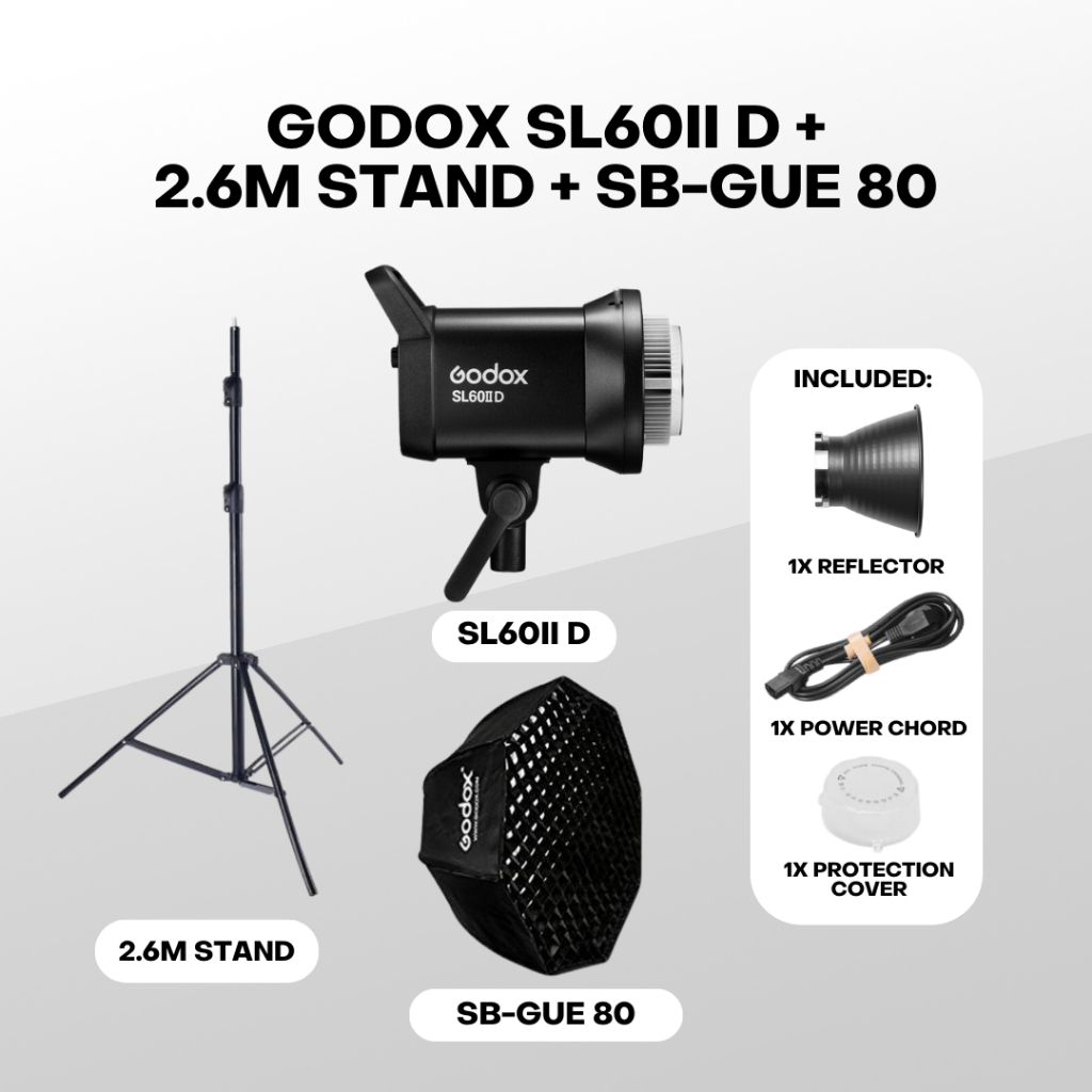 Godox SL60W SL60 Version 2 New Model SL60IID SL60II LED Video Light COB ...