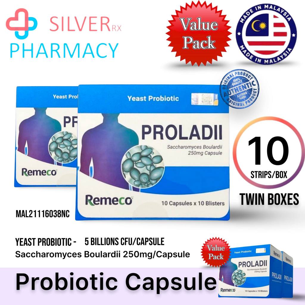 [Exp 28/02/2025] Proladii Saccharomyces Boulardii 5 Billion CFU/ 250mg ...