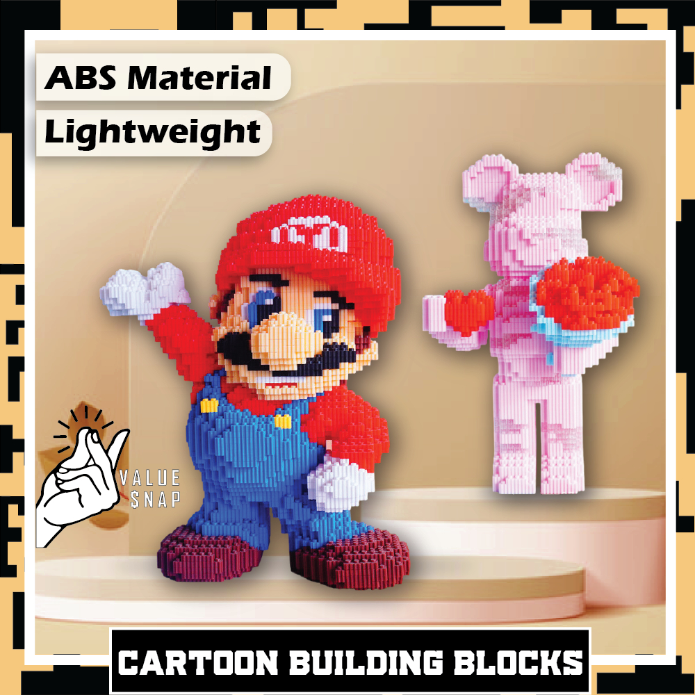 Building Blocks DIY Bear Bricks Present toys for kids girl Puzzle ...