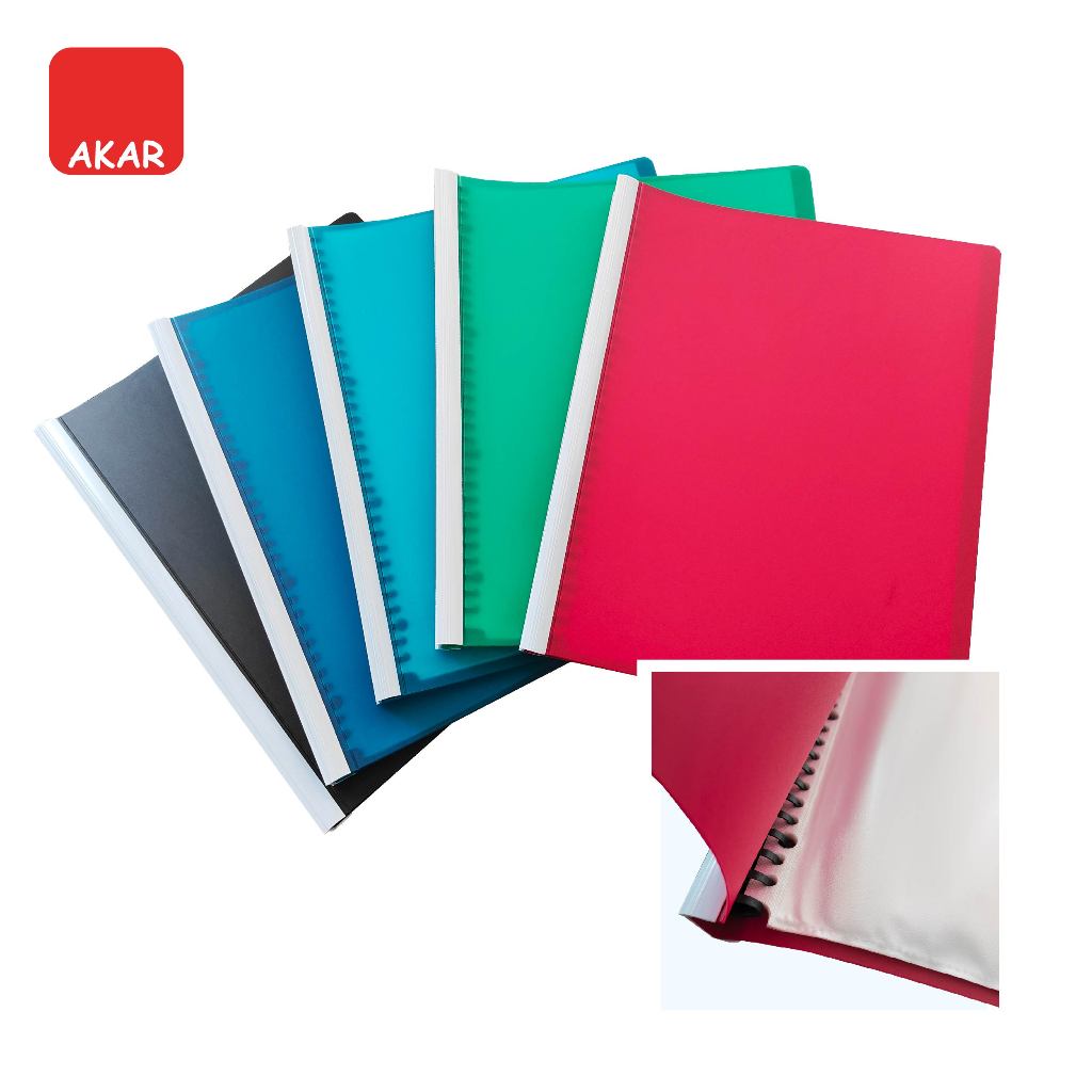 Fail Lutsinar A4 Boleh Isi Semula – 20 Poket (Siri Transparent) | A4 ...