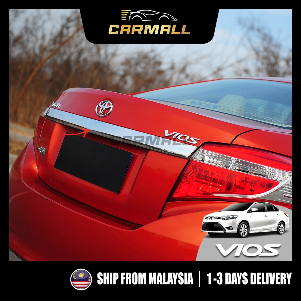 Toyota Vios (3rd Gen) Rear Chrome Bar - Replace Type Rear Tailgate ...