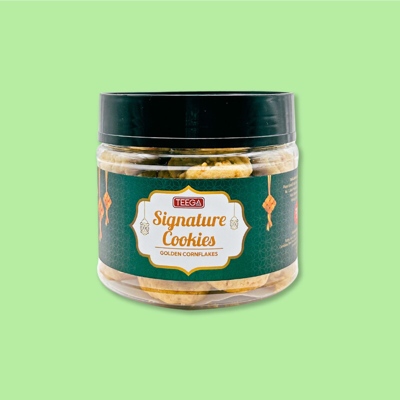 TEEGA Signature & Crispy Chip Cookies Kuih Raya Halal Muslim Golden ...