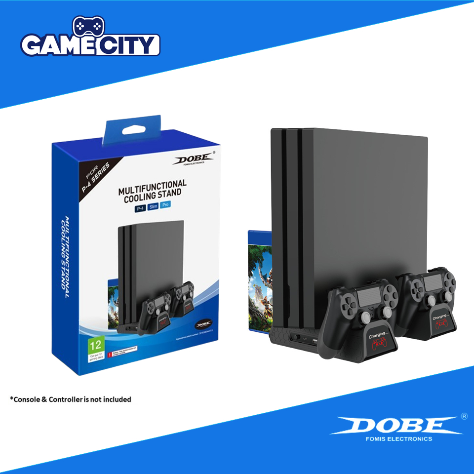 PS4 DOBE Multifunctional Cooling Fan Charging Stand With Led Light TP4 ...