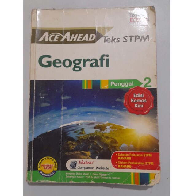 BUKU TEKS STPM GEOGRAFI PENGGAL 2 | Shopee Malaysia