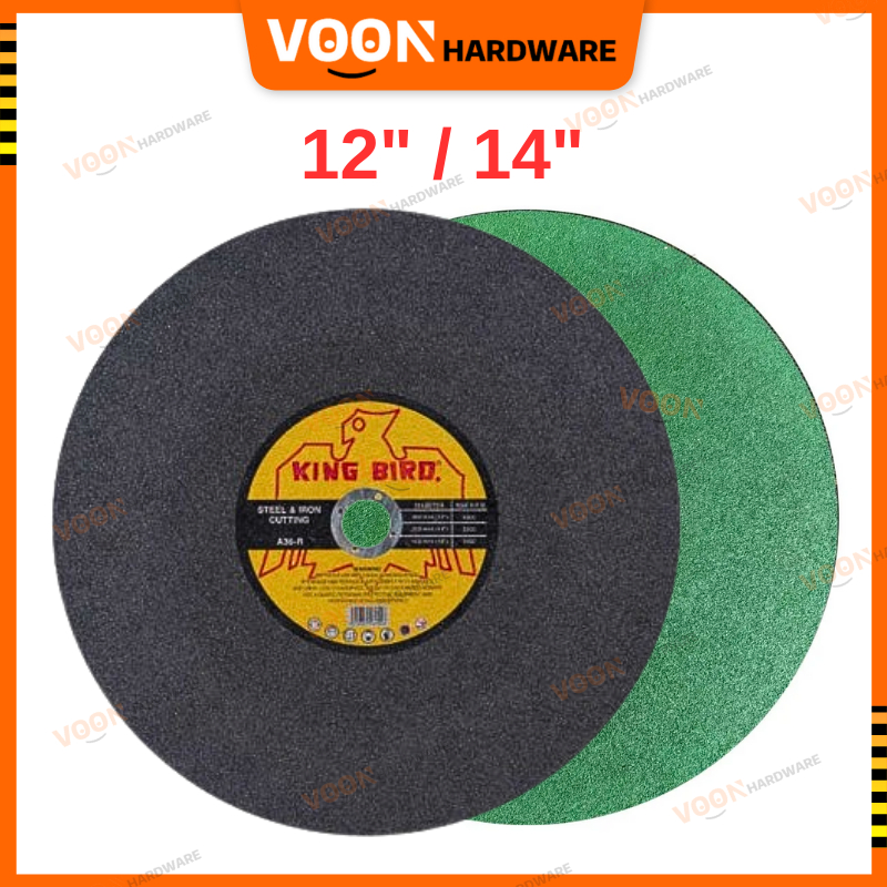 VOON 12” 14” Metal Cutting Disc Cut Off Machine Cutting Wheel Black ...