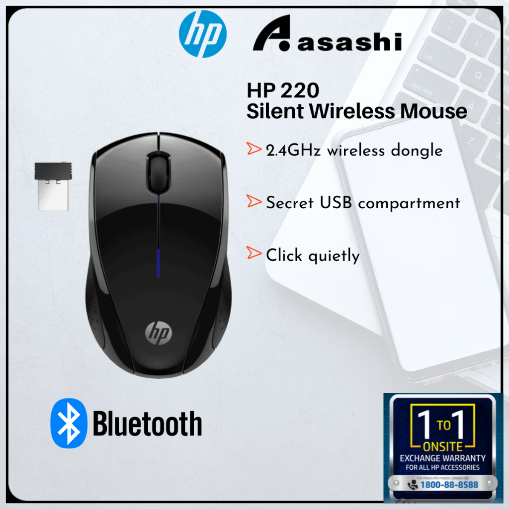 HP 220 Silent Wireless Mouse (391R4AA) | Shopee Malaysia