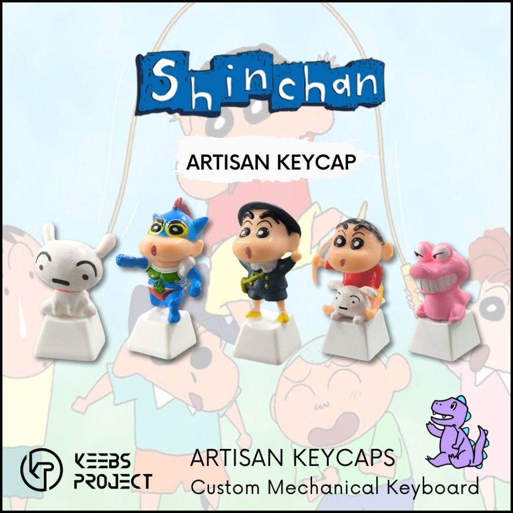 [Ready Stock] Artisan Keycaps- Shinchan Series Anime | Custom Made ...