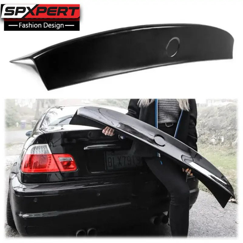 bmw e46 cls spoiler gloss black | Shopee Malaysia