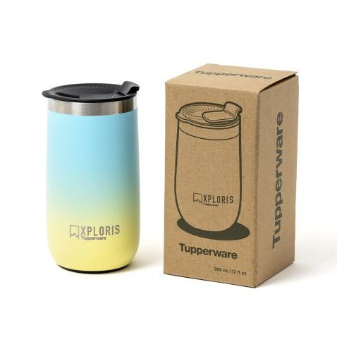 3 Sizes: Tupperware Xploris Flask 350ml/ Xploris 470ml/ 450ml Easy Open Flask hot flask coffee ...