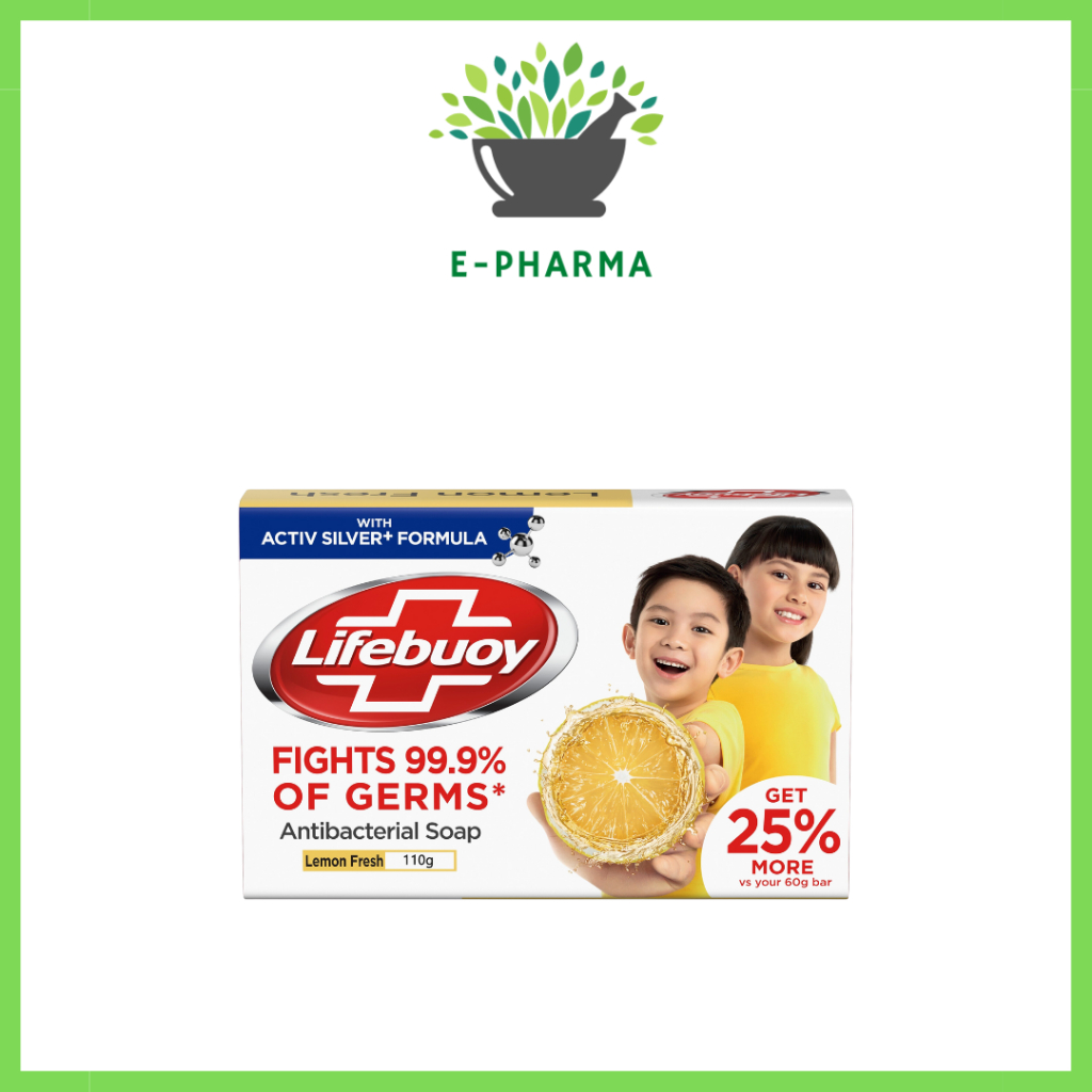 Lifebuoy Antibacterial Soap Lemon Fresh 110g Shopee Malaysia