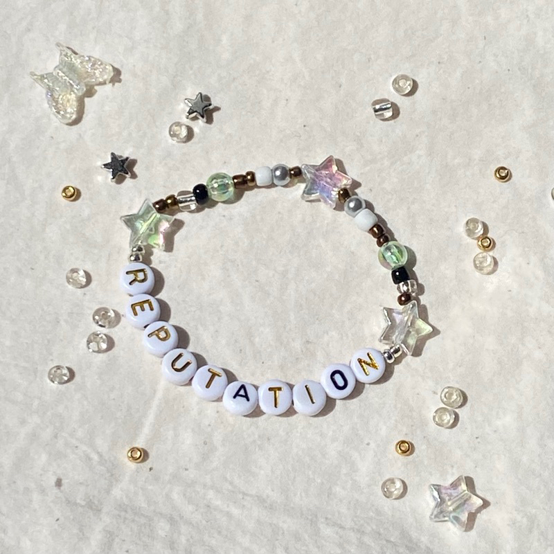 The Eras Tour Friendship Bracelet (Reputation) | Shopee Malaysia