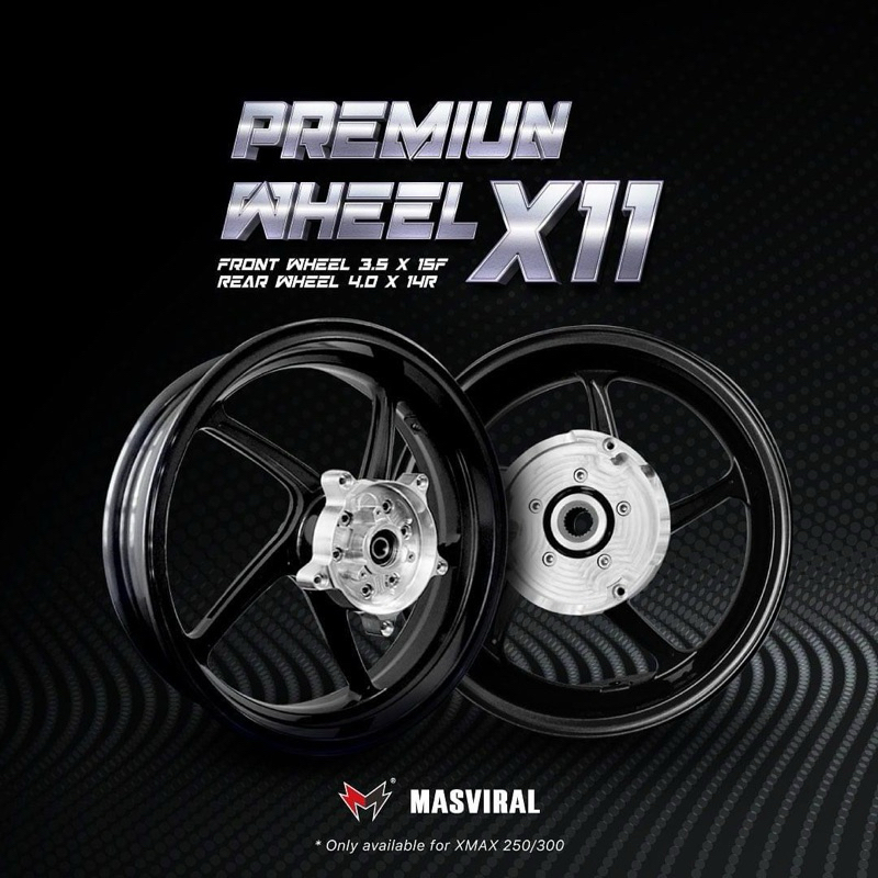 Yamaha Xmax 250 Masviral Forged Alloy Racing Sport Rim Premium Wheel ...