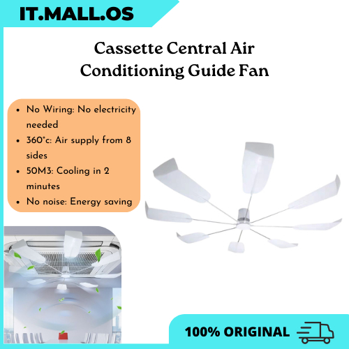 Cassette Central Air Conditioning Guide Fan | Accelerate air flow | 360 ...