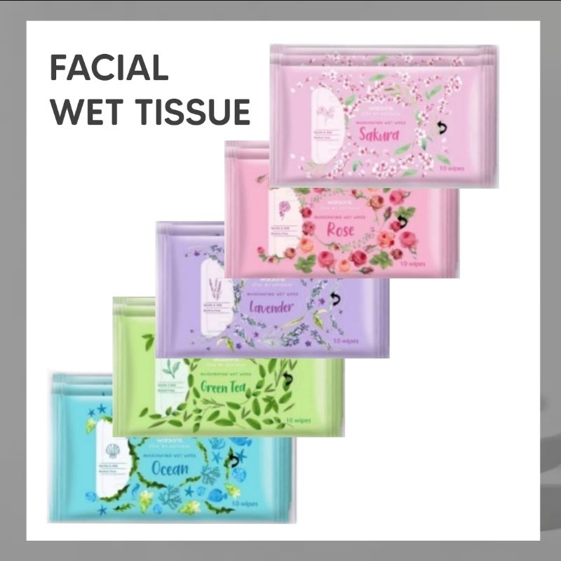 Watson Wet Wipes Makeup Remover Wipes Ideal for Cleansing of hand and ...