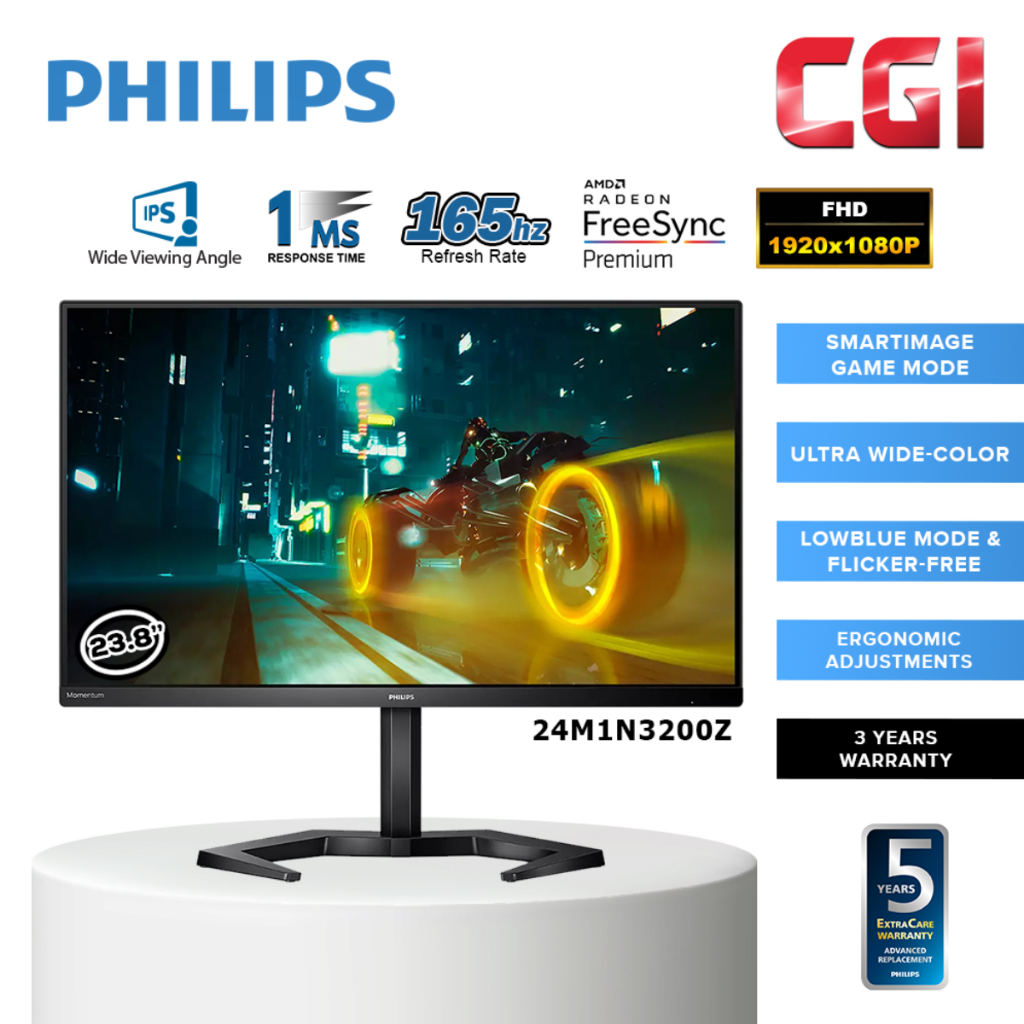 Philips Momentum 3000 IPS FHD 165Hz 1ms AMD Freesync Premium ...