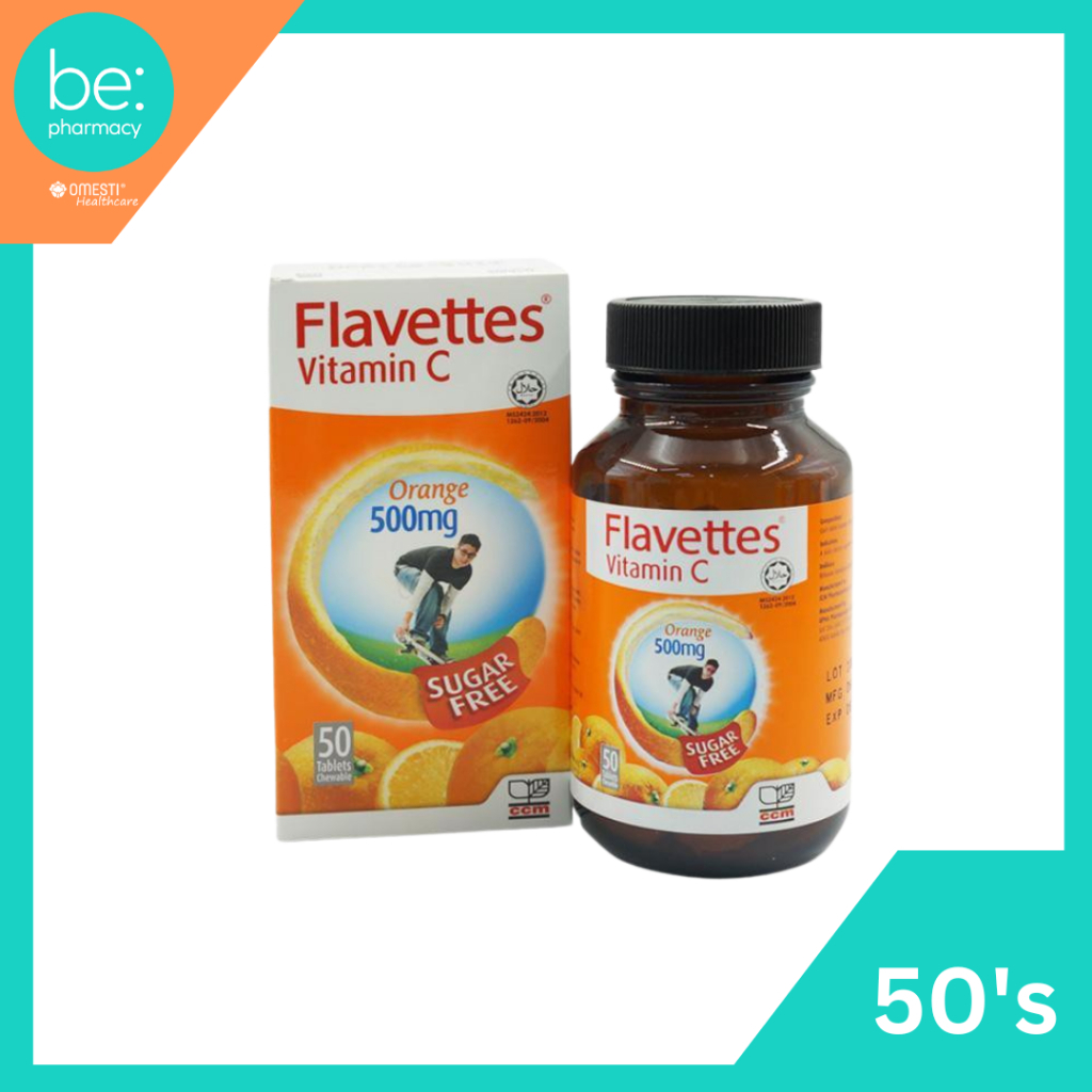 Flavettes Vit C Sugar Free 500mg (50's) | Shopee Malaysia