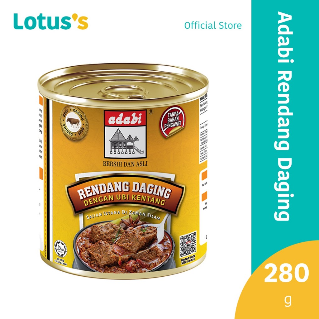 Adabi Rendang Daging 280g | Shopee Malaysia