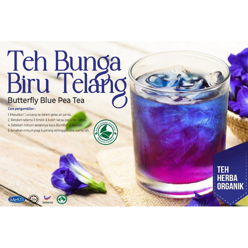 Teh Bunga Telang Cegah 4S (14u) | Shopee Malaysia