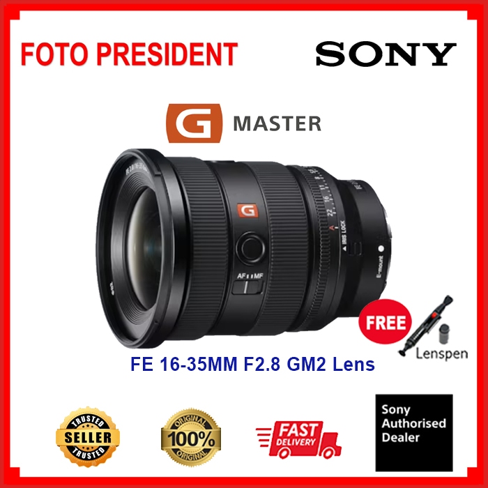 SONY FE 16-35mm F2.8 GM / GM II Lens ( SEL1635GM ) | Shopee Malaysia