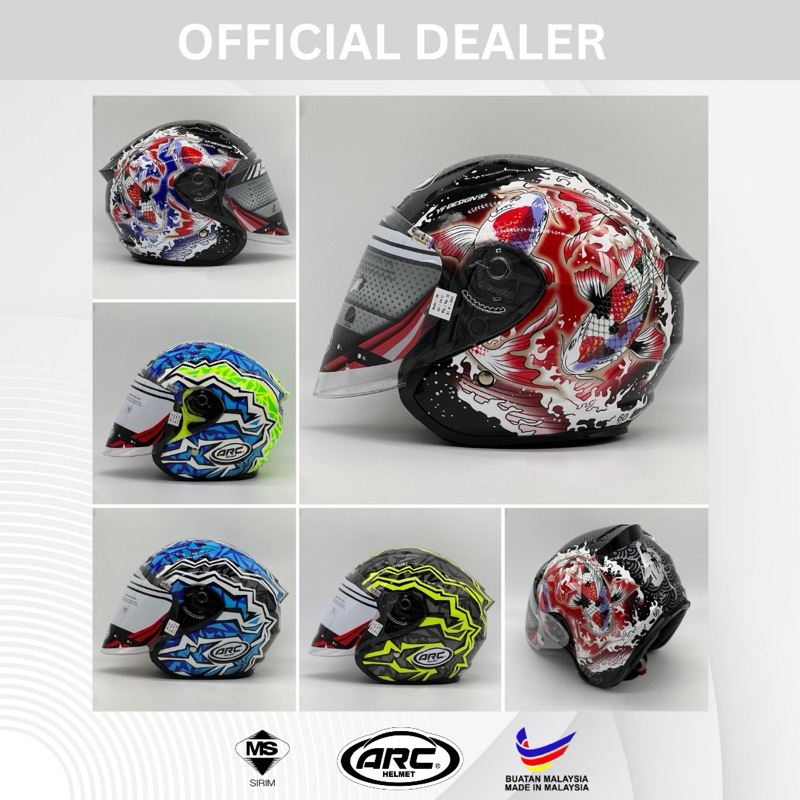ARC XR Design Original Helmet | Shopee Malaysia