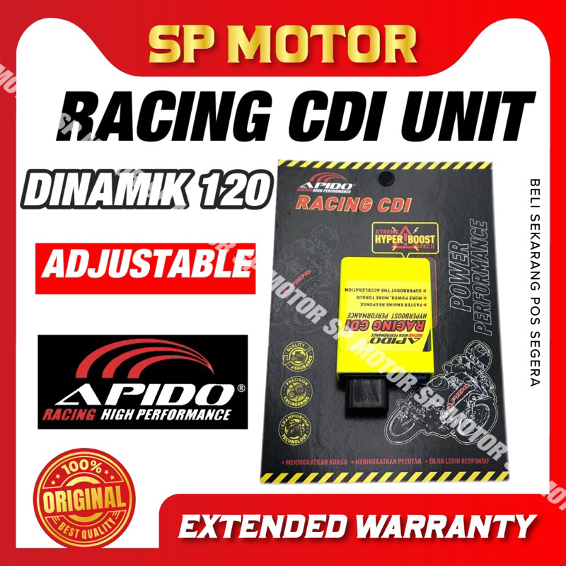 MODENAS DINAMIK DINAMIK120 RACING CDI UNIT FLUORESCENT HYPER BOOST ...