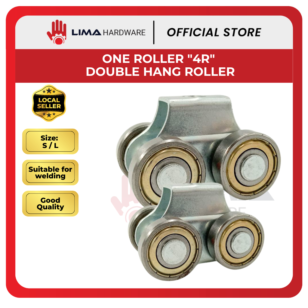 Double Hang Roller Bearing, Roda Gantung Berganda - ONE ROLLER "4R ...