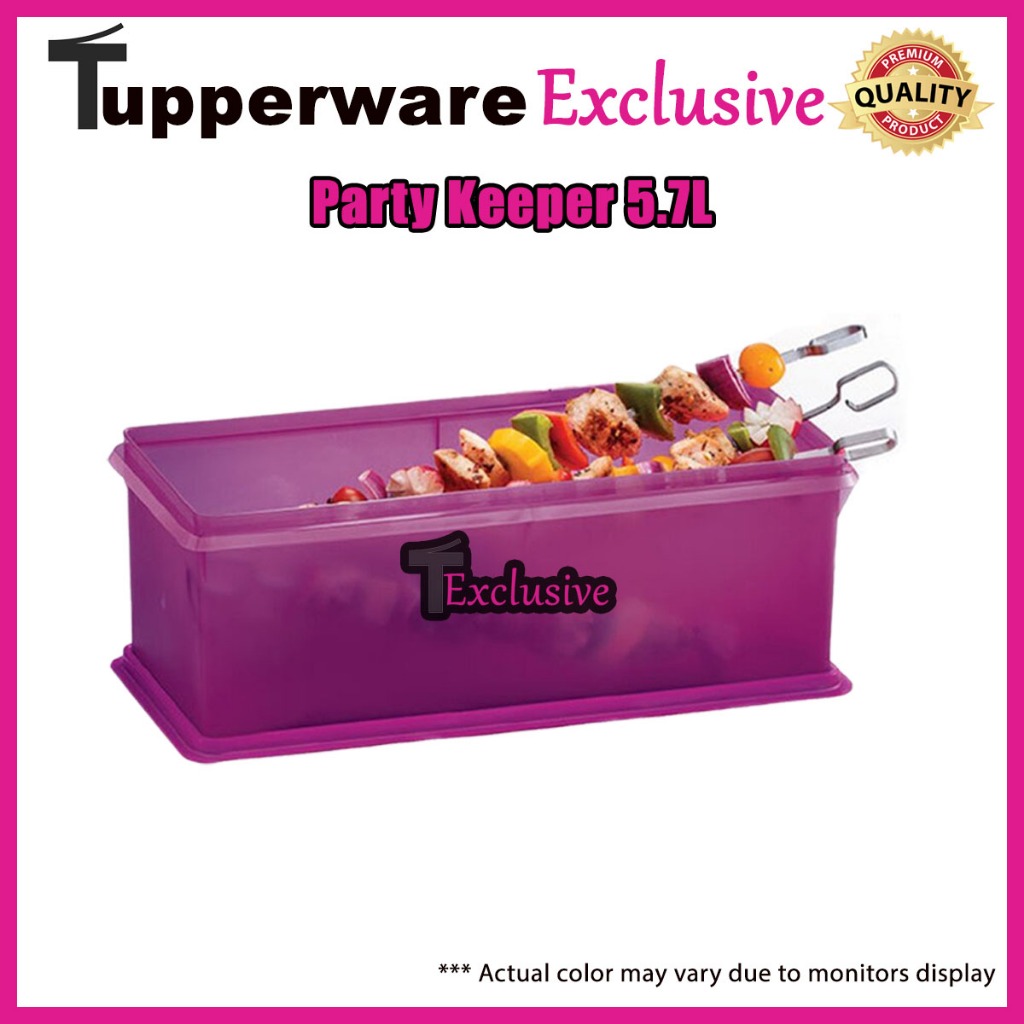 Tupperware Brands Party Keeper Large Storage Food Container Picnic Food ...