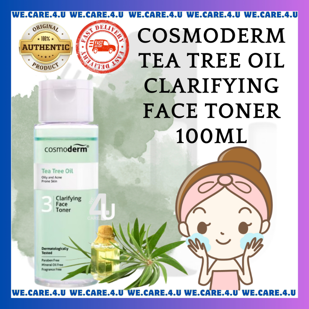 ~COSMODERM TEA TREE OIL CLARIFYING TONING LOTION 100ML | Shopee Malaysia