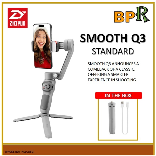 Zhiyun Smooth Q3 & Smooth Q3 COMBO // Smooth 4 Smartphone Gimbal (Brand New) - Warranty Zhiyun ...