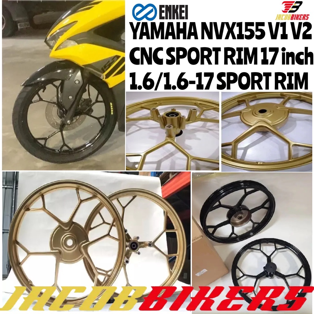 YAMAHA NVX155 V1 V2 CNC SPORT RIM 17 inch 1.6/1.6-17 SPORT RIM ...