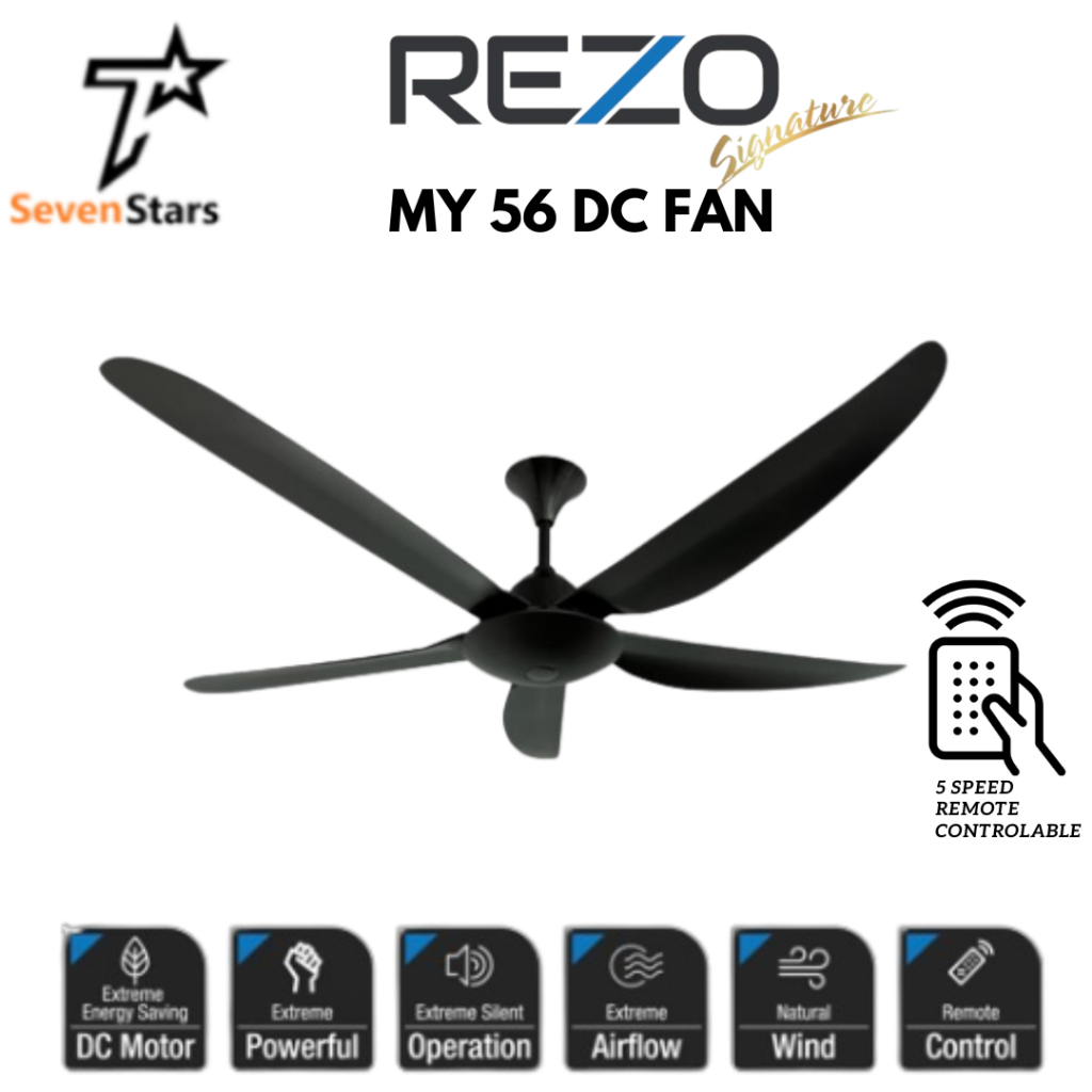 Rezo Ventus MY56 Celling Fan -Kipas ceiling | Shopee Malaysia