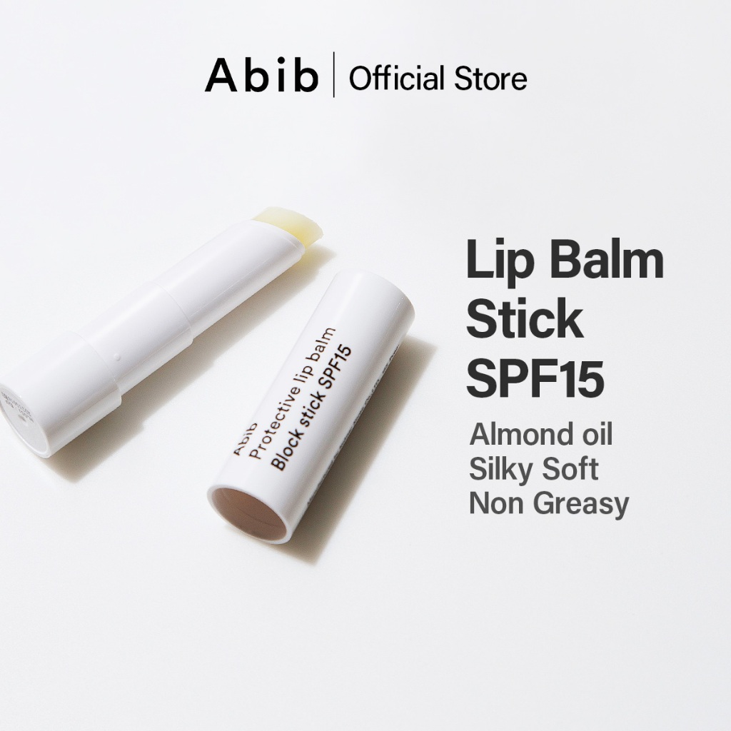Abib Protective Lip Balm Block Stick SPF15 (3.3g) | Shopee Malaysia