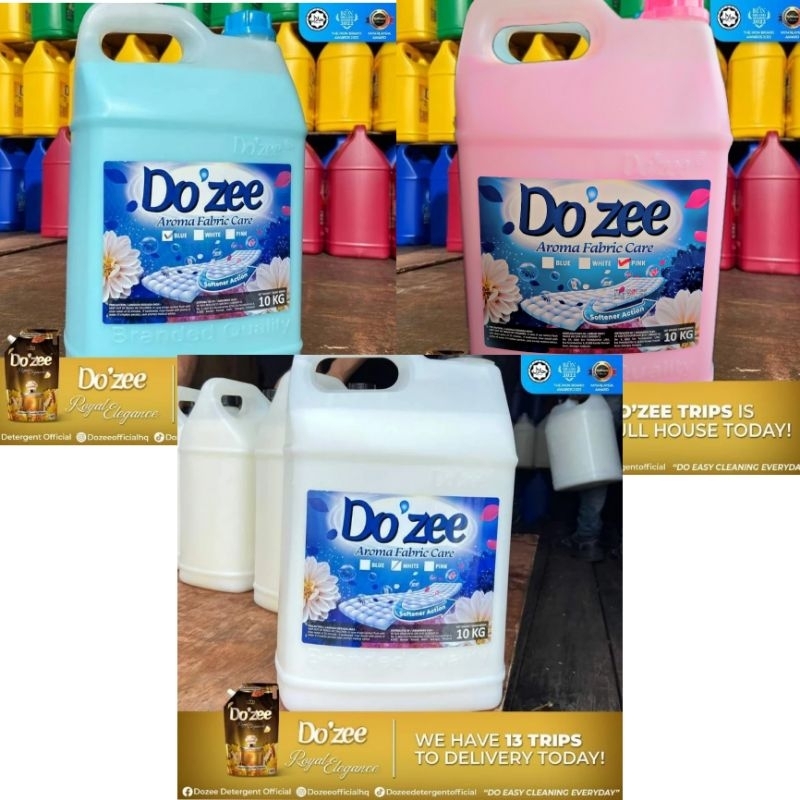 Softener 10KG Dozee Pelembut Baju Dan Pewangi | Shopee Malaysia