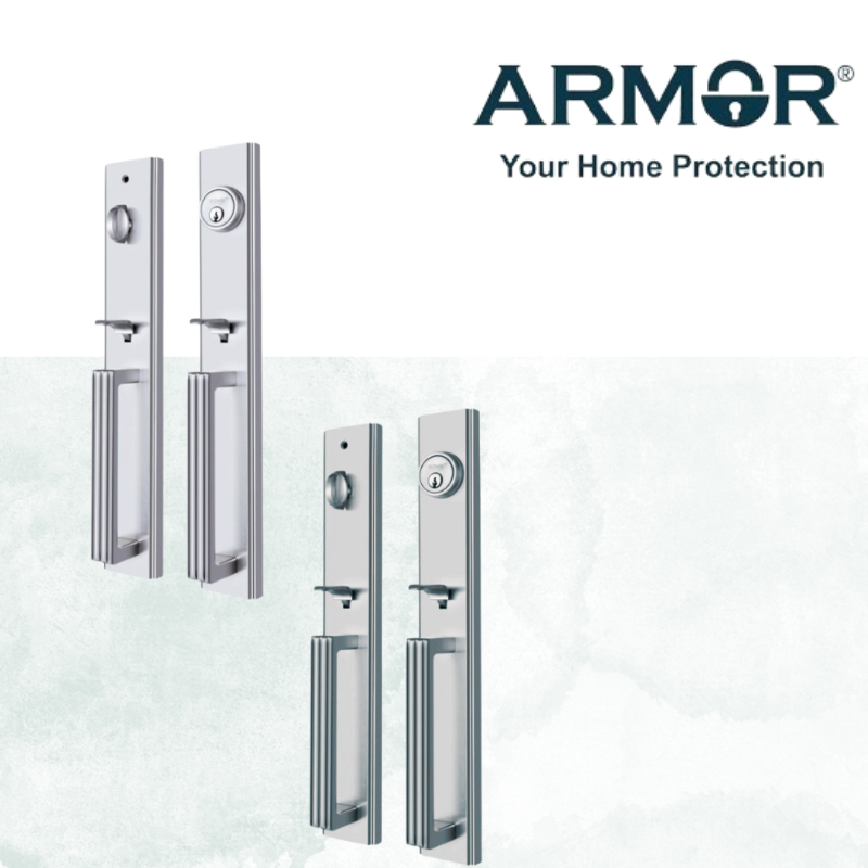 [ARMOR] ATH150 Gripset Door Handle Lock Set Entrance Door Lock Set/door ...
