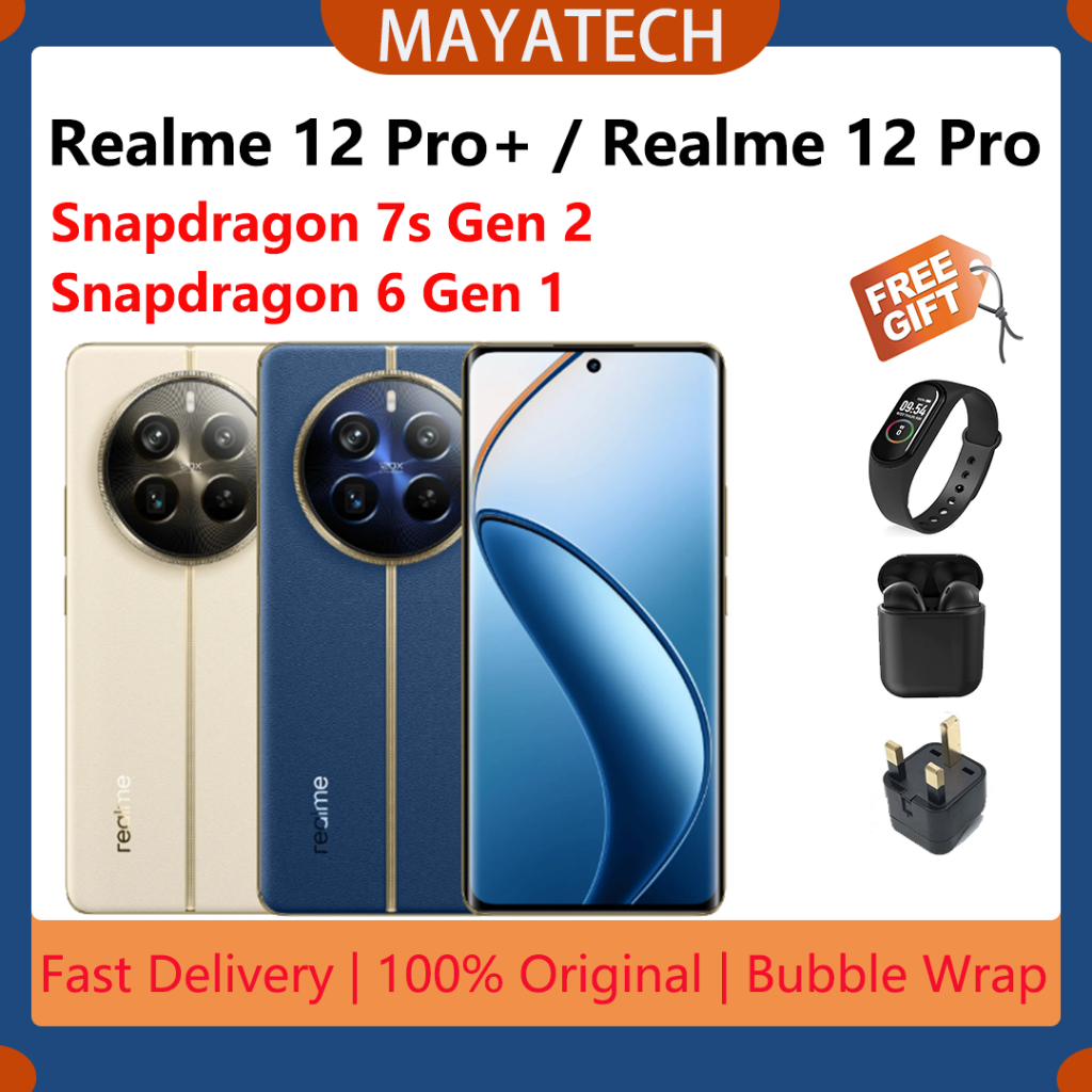 Global Realme 12 Pro+ Snapdragon 7s Gen 2/Realme 12 Pro Snapdragon 6 ...