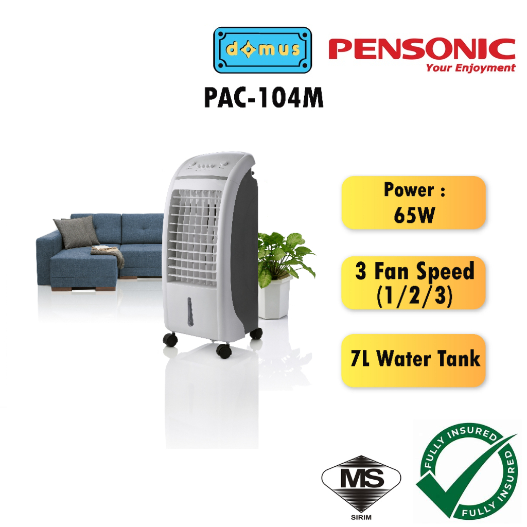 Pensonic Air Cooler Portable 7L 冷风机 冷風機 家用 省電 PAC-104M | Shopee Malaysia
