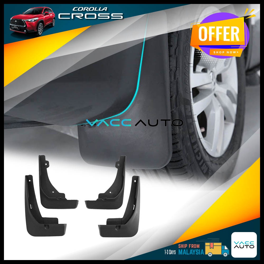 Toyota Corolla Cross XG10 2020 - 2025 Mud Flaps / Mudguards Protector ...