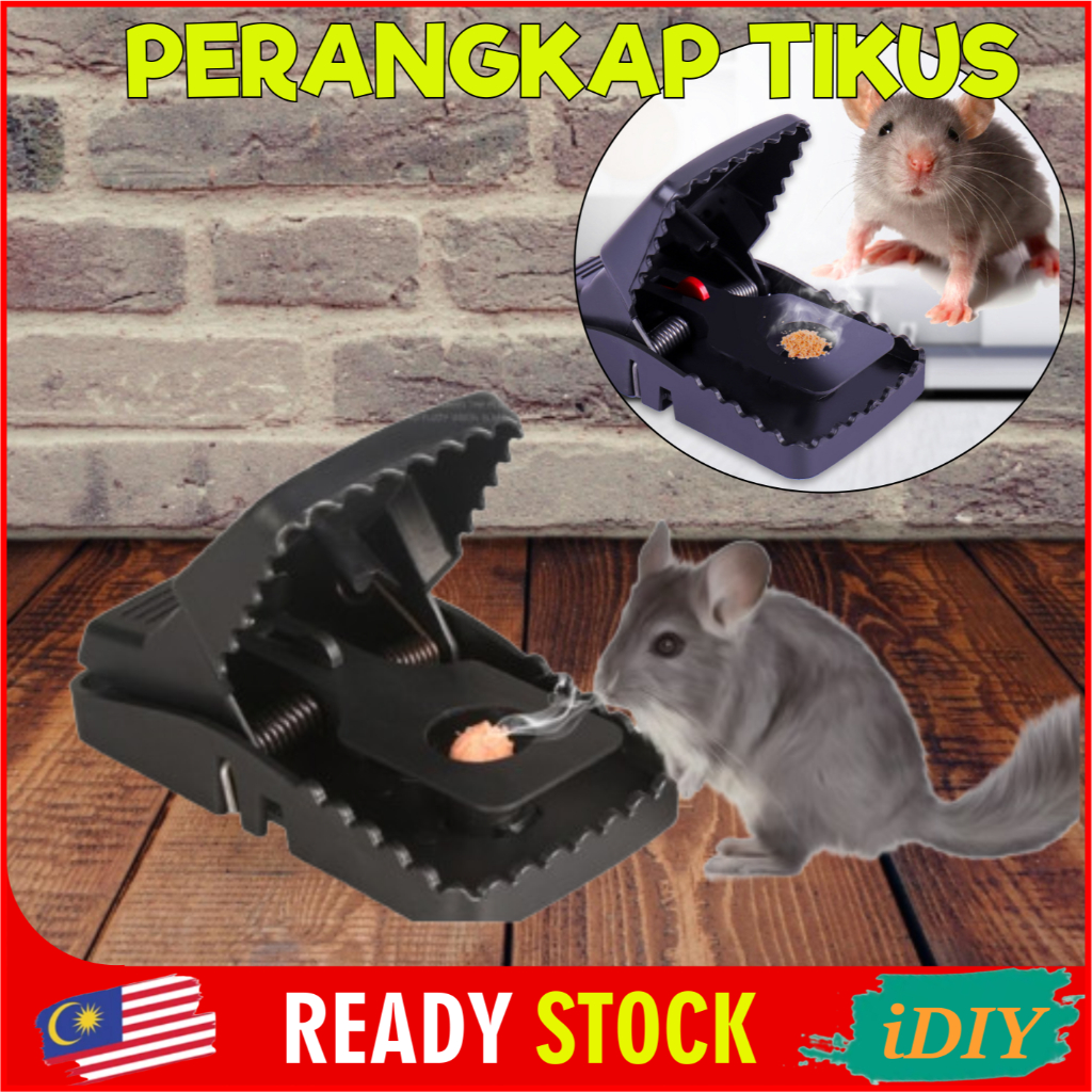Tangkap Tikus Mousetrap Plastic Household Mousetrap Rat Trap Street ...