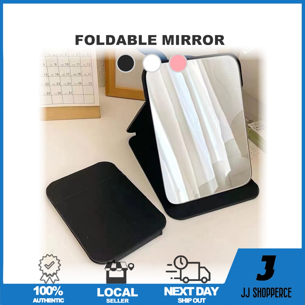 [MY] Foldable Mirror/ Portable Make-up Mirror w/ Stand/ Handheld ...