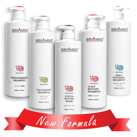 🌸Original🌸SHINAMINO SNAIL SERIES Shampoo / Hair Mask (with Snail ...