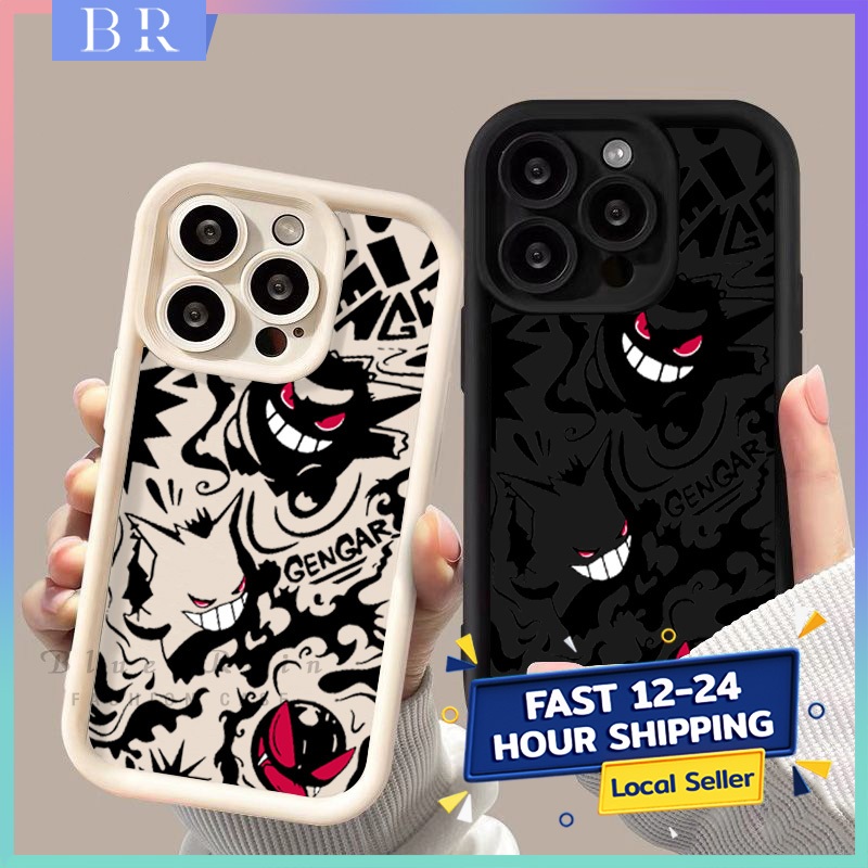 Cartoon super cute black little devil For iphone 13 Pro Max 11 12 13 14 ...