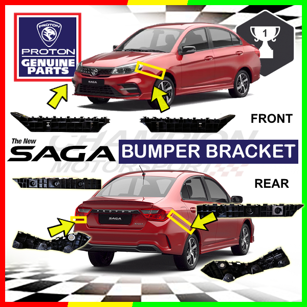 Original Proton Bumper Bracket New Saga VVT Front Rear Left Right 1Pc ...