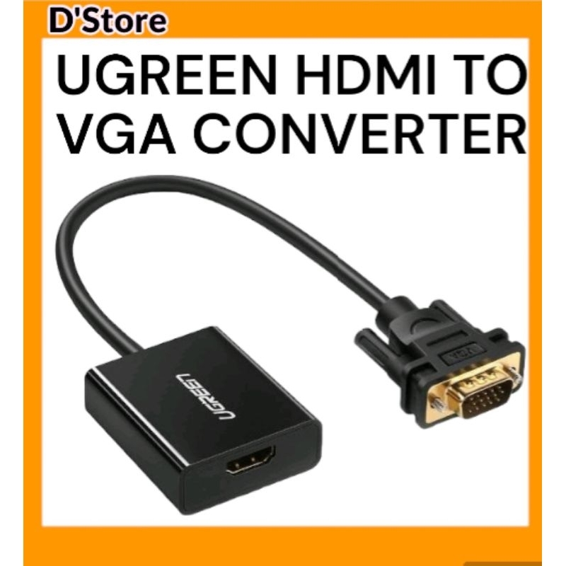 Ugreen Active Hdmi Adapter With Audio Jack Converter Hdmi To Vga