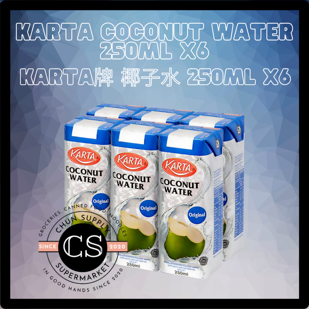 KARTA coconut water 250ml x6 | Shopee Malaysia