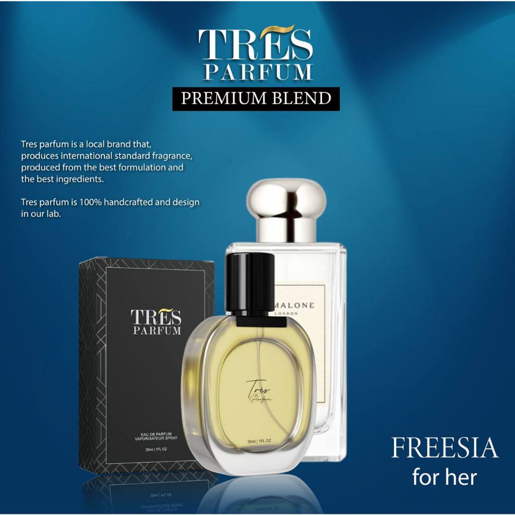 Freesia By Tres Perfume EDP Premium Blend 30ml | Shopee Malaysia