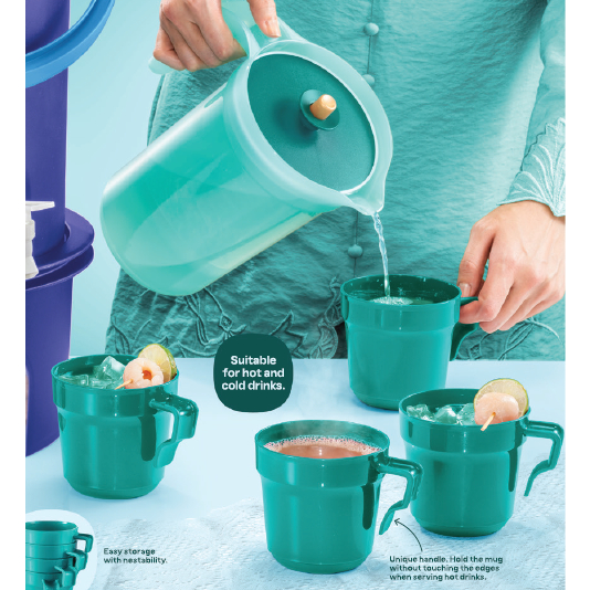 [PROMOSI] Tupperware Gourmet Illumina Pitchers 2.0L / 2L / Aloha Mug ...