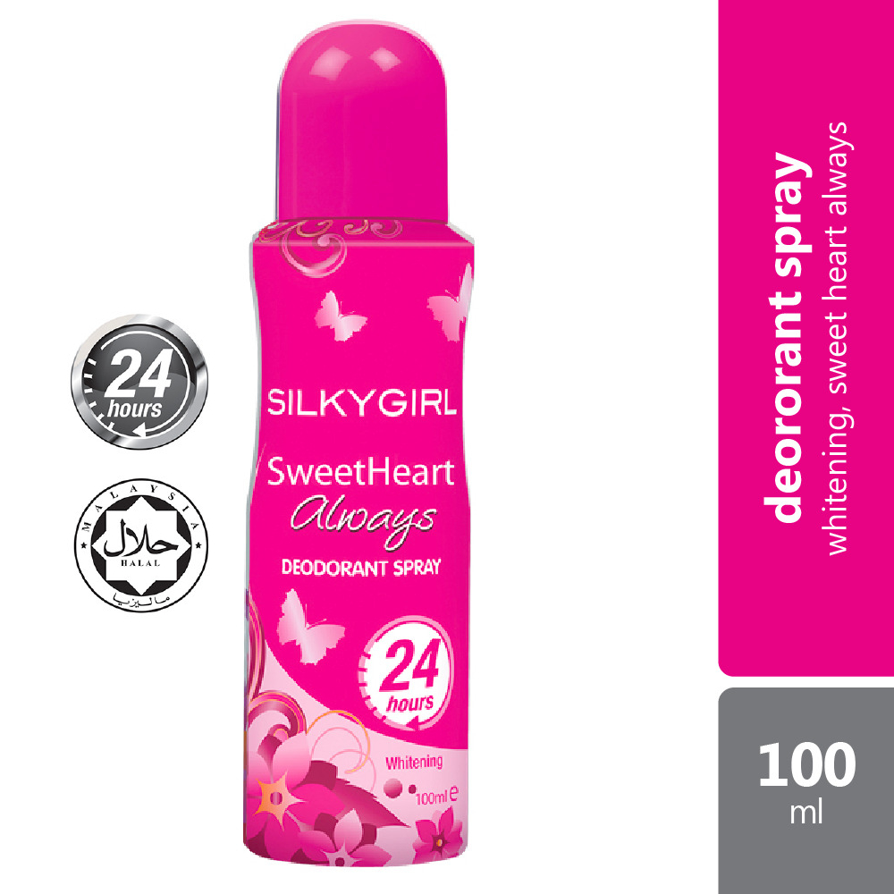 SILKYGIRL Sweetheart Always Deodorant Spray 100ml | Shopee Malaysia